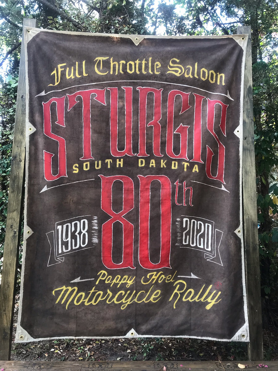 Sturgis 80th Anniversary event banner – Official Rhett Rotten